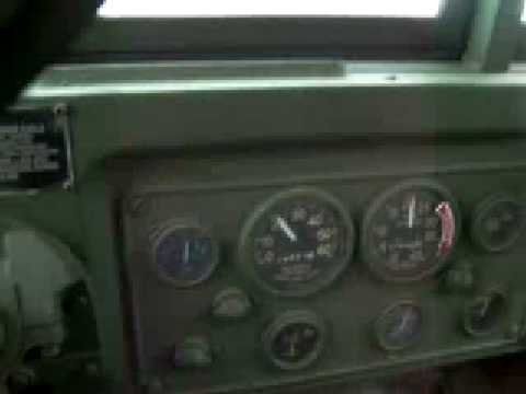 M342A2 Dump 6x6 Truck Driving In Snow! - YouTube