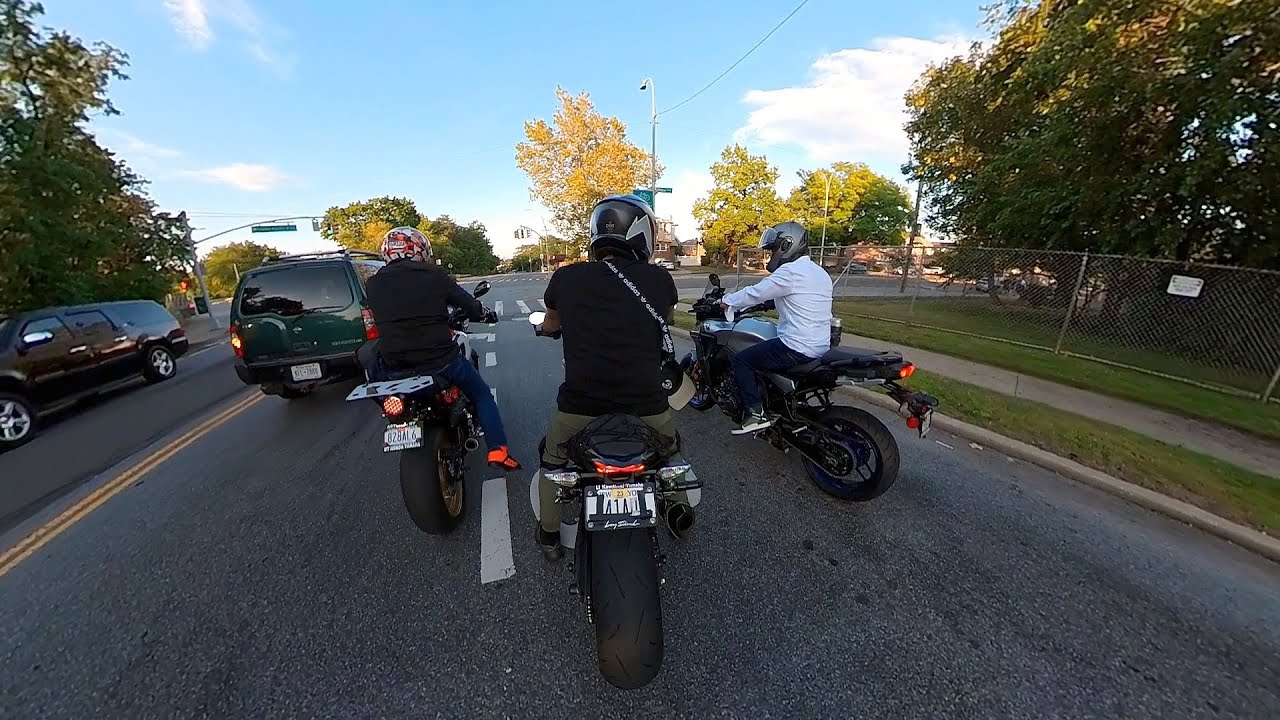 Motorcycle 3RD person view 🔥 YAMAHA TRACER & XSR900 - YouTube