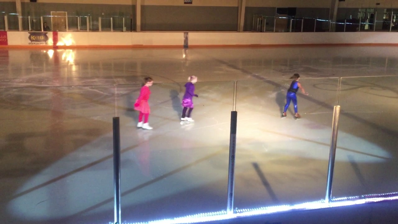 Trio ice skating performance - YouTube