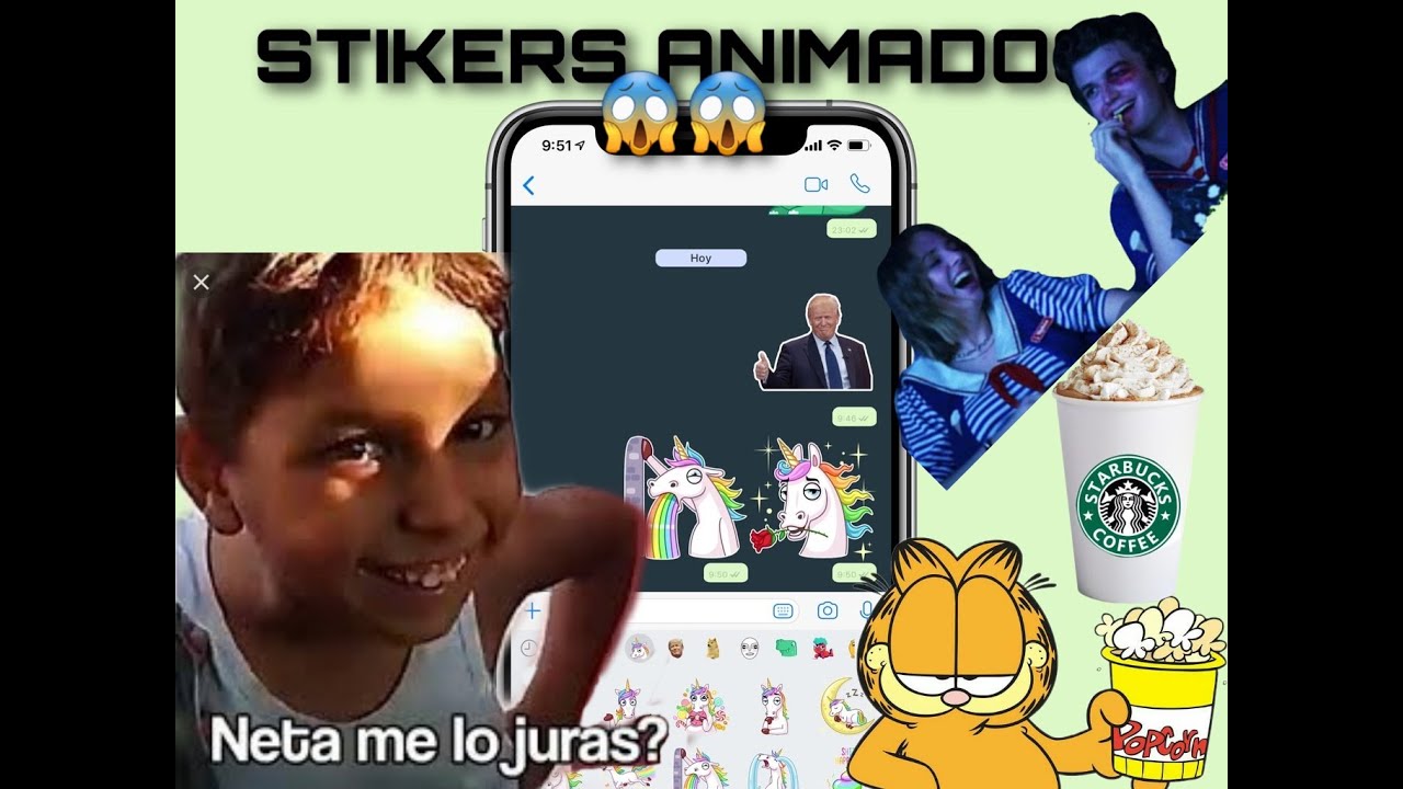 😱🤑COMO HACER TUS PROPIOS STIKERS CON MOVIMIENTO😍 Y ANIMADOS/CONVIERTE ...