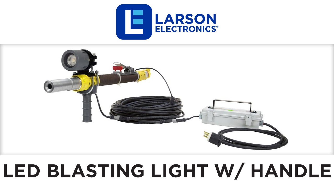 18 Watt Work Area LED Blasting Light w/ Handle - High Output LED Blast ...