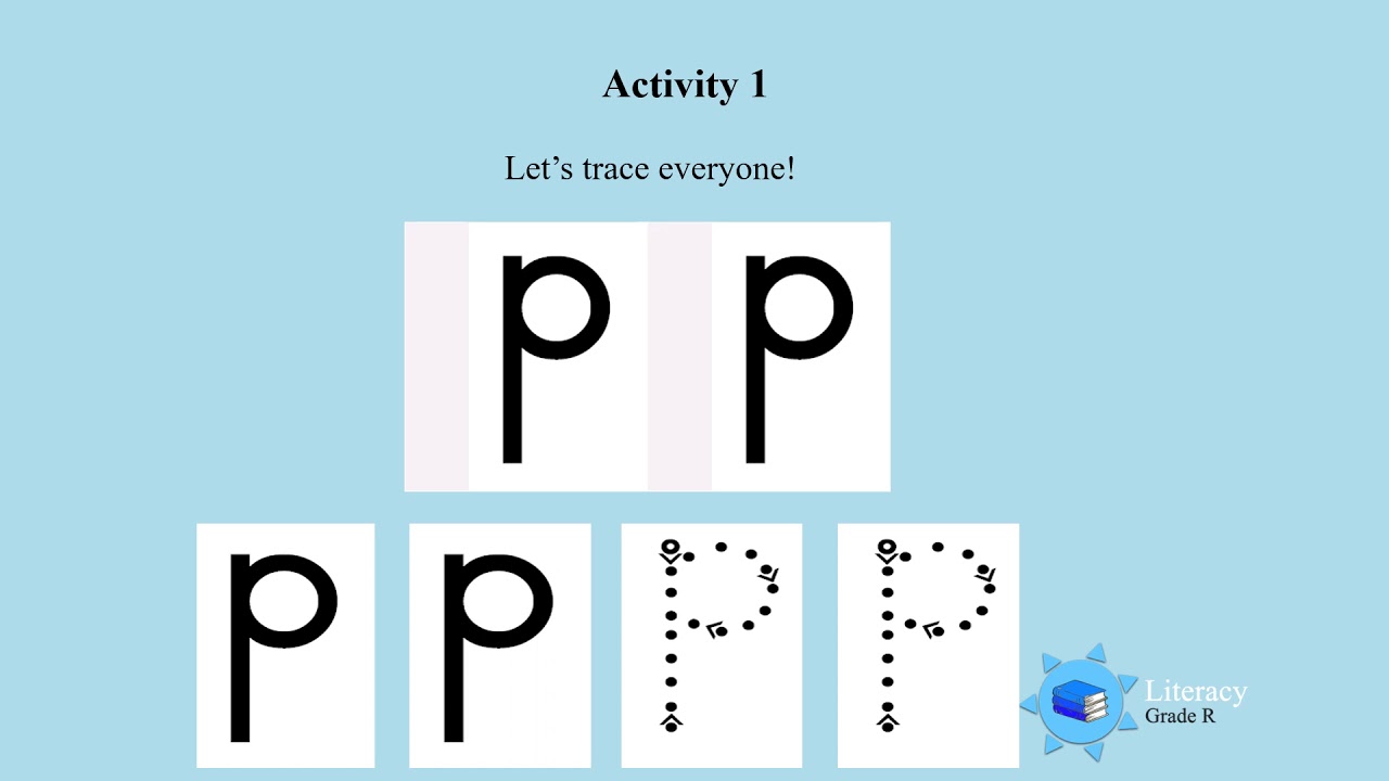 Gr R Literacy Emergent writing 50 - YouTube