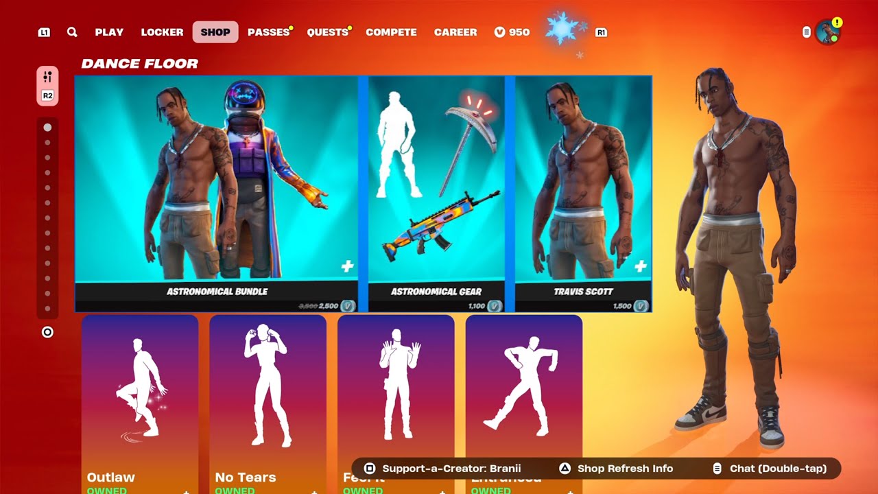 TRAVIS SCOTT SKIN RETURN RELEASE DATE IN FORTNITE ITEM SHOP 2024! - YouTube