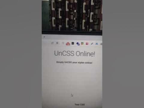 remove unused css - uncss-online - YouTube
