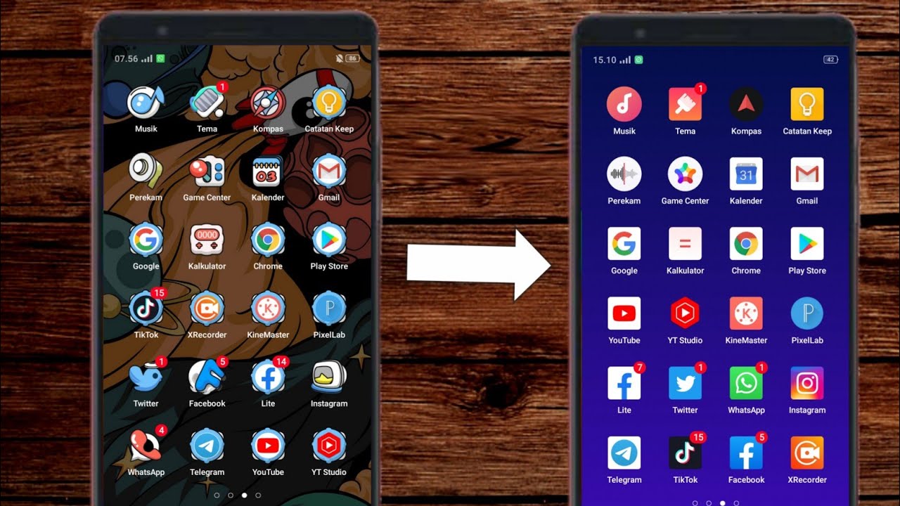 cara mengembalikan tema hp oppo seperti semula - YouTube