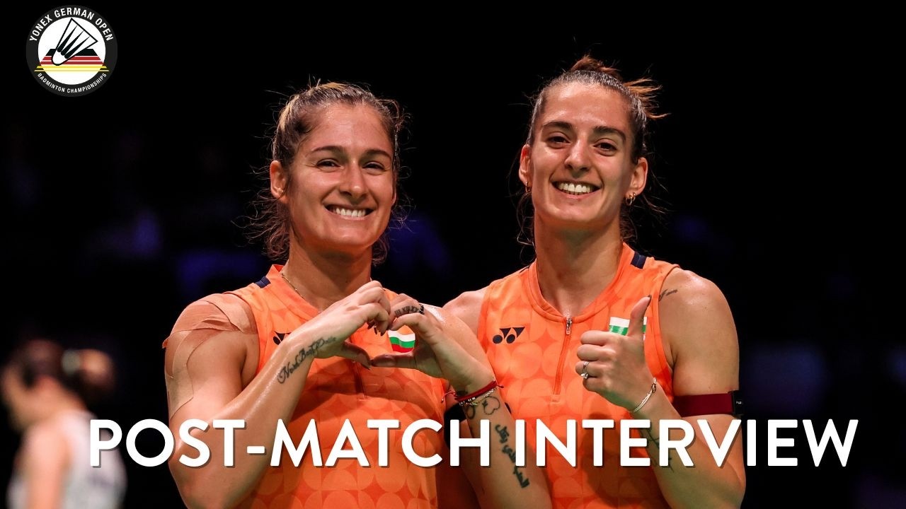 "DREAM" Stoeva Sisters speaks post-win at German Open - YouTube