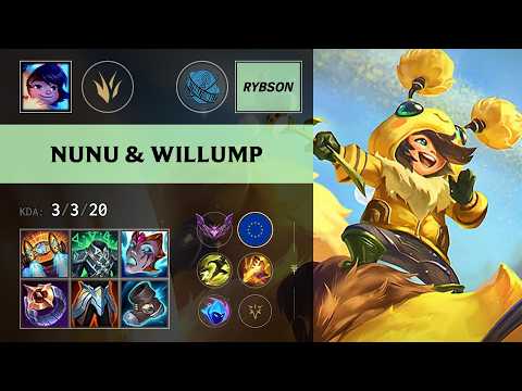 (WK Rybson) Nunu & Willump Jungle vs Fiddlesticks - EUW Master Patch 26.16