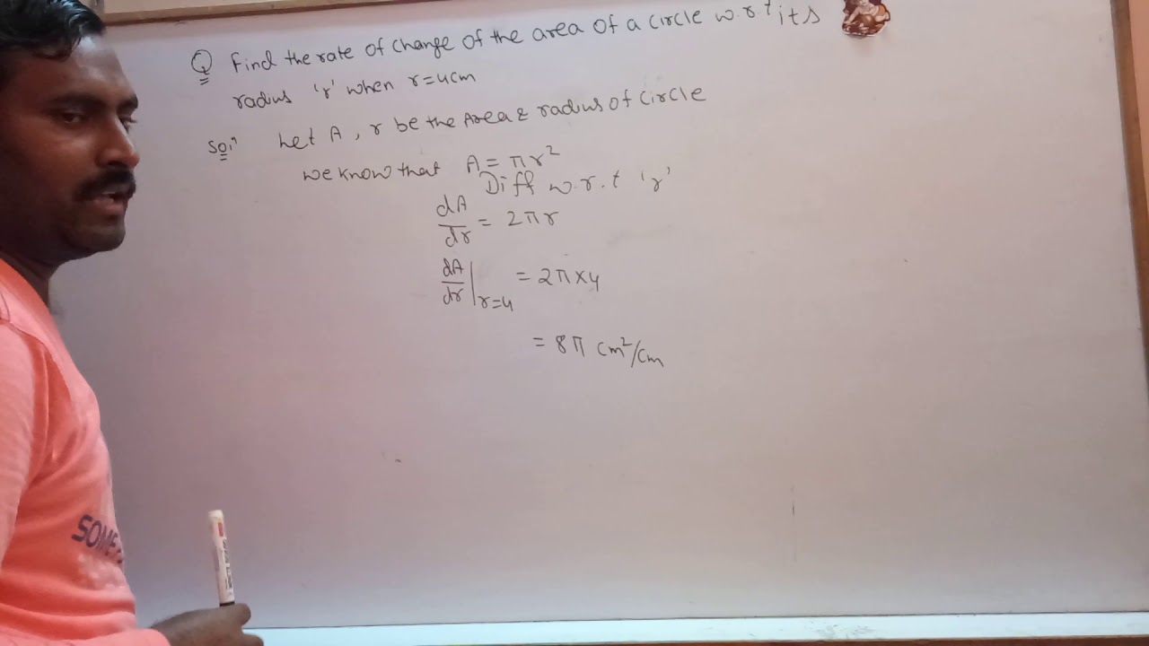 Class XII, L-2, Rate of change - YouTube