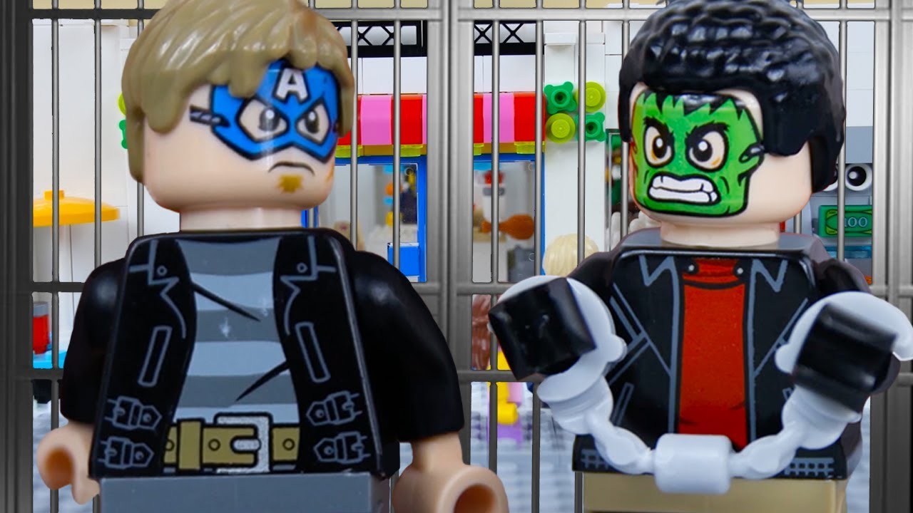 LEGO City Fail Compilation STOP MOTION LEGO Store Robbery, Shopping ...