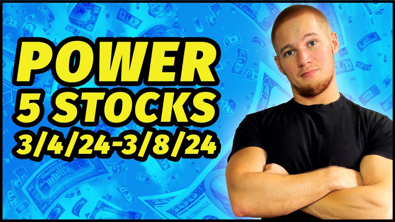 Ep.90 - Top 5 Dividend Stocks for The Week of 3/4/24 - 3/8/24 (Power 5 ...