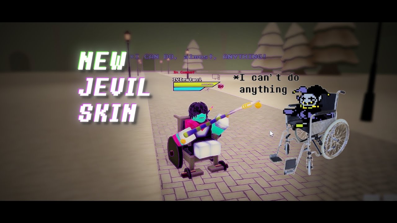 NEW JEVIL SKIN.....(he can't do anything) [UTPR] - YouTube