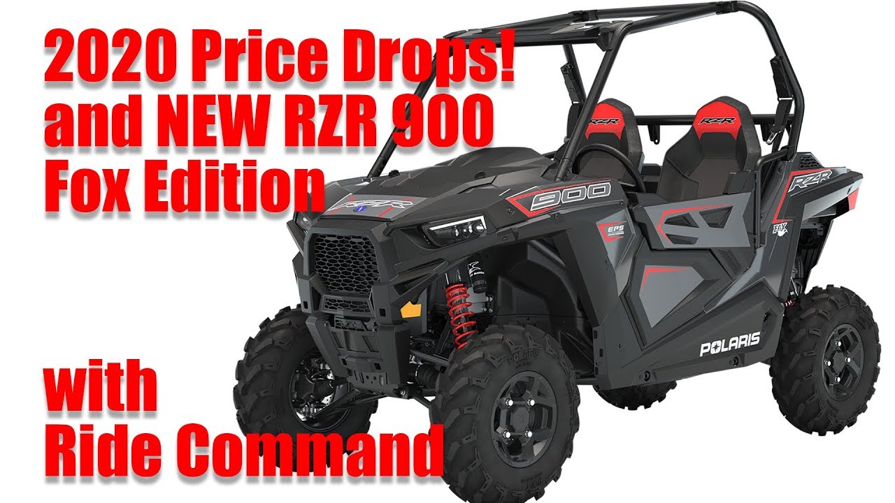 Polaris Releases 2020 RZR 900 Fox Edition W Ride Command - YouTube