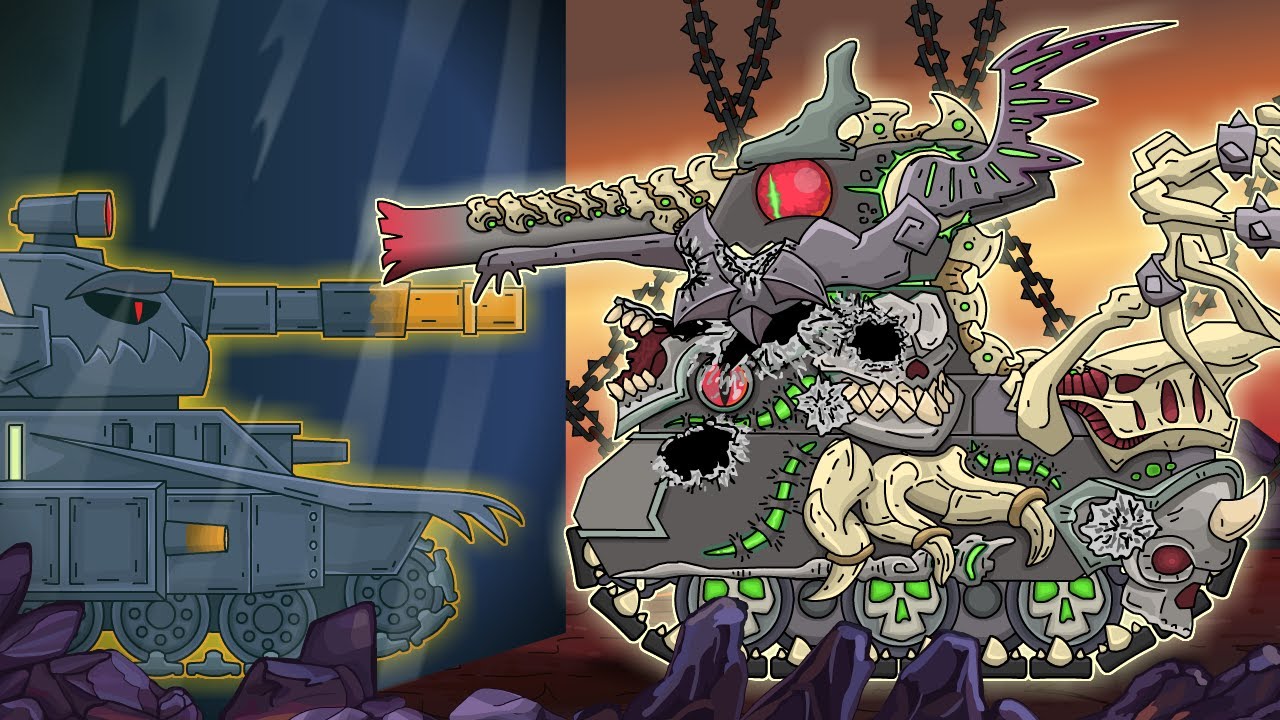 Battle with the shadow of fear - Cartoons about tanks - YouTube