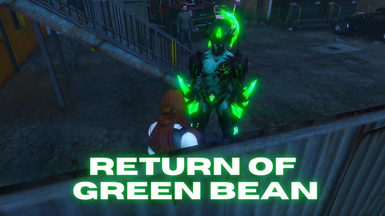 GREEN BEAN GETS KNOCKED DOWN - YouTube