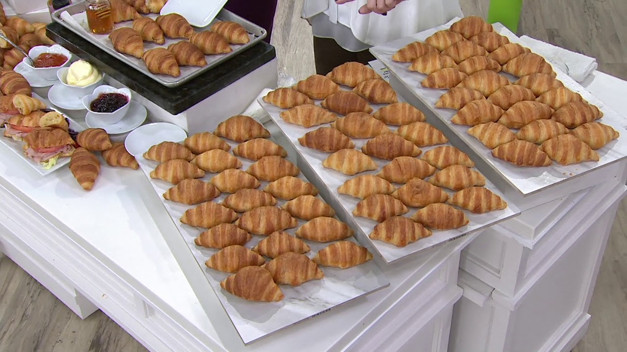 Authentic Gourmet 65 ct. Classic French Butter Croissants on QVC - YouTube