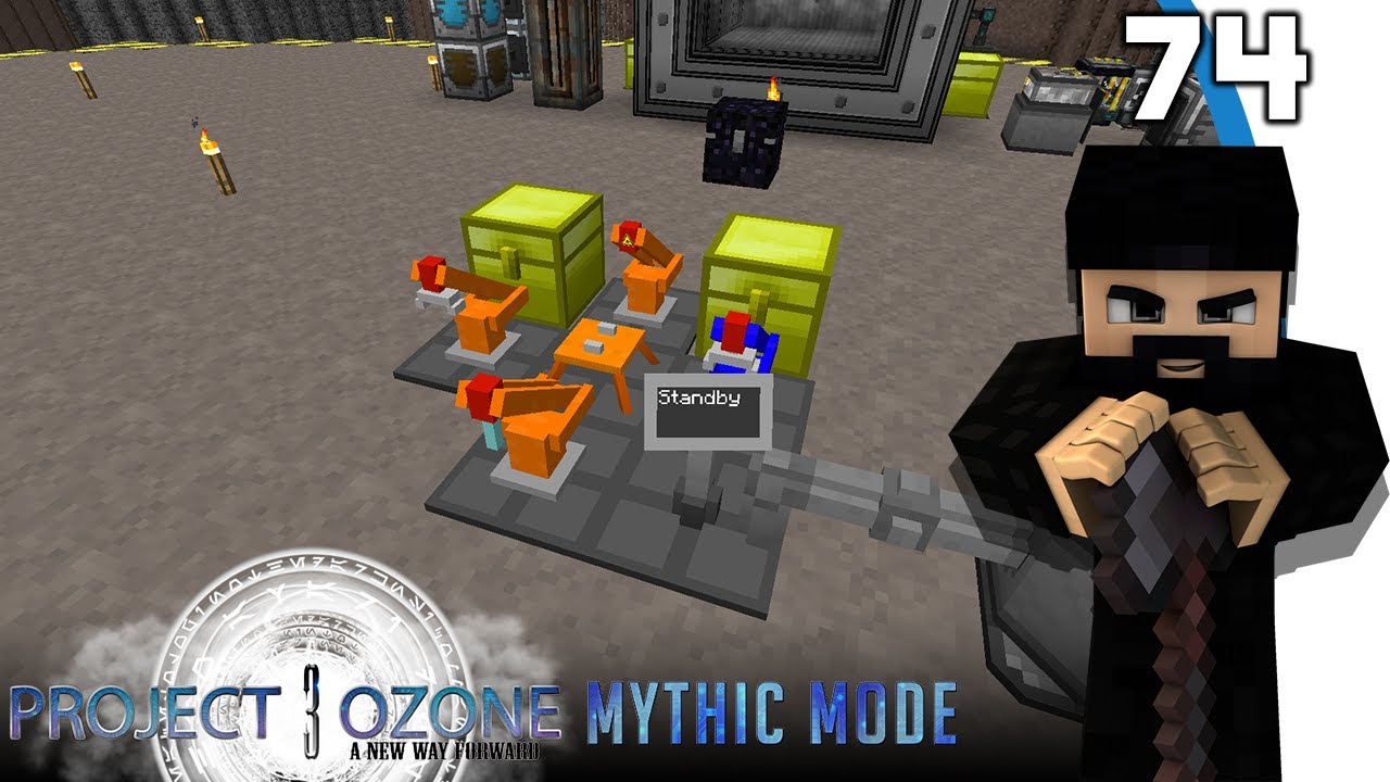 [Minecraft] Project Ozone 3 MYTHIC #74 - Pneumatic assembler [FR] - YouTube