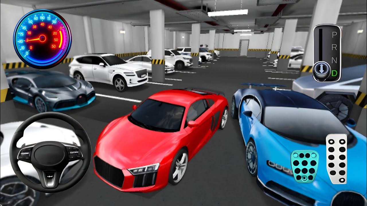 Brand New Red Color Car Is Ready For Parking - 3D Driving Class | Car ...