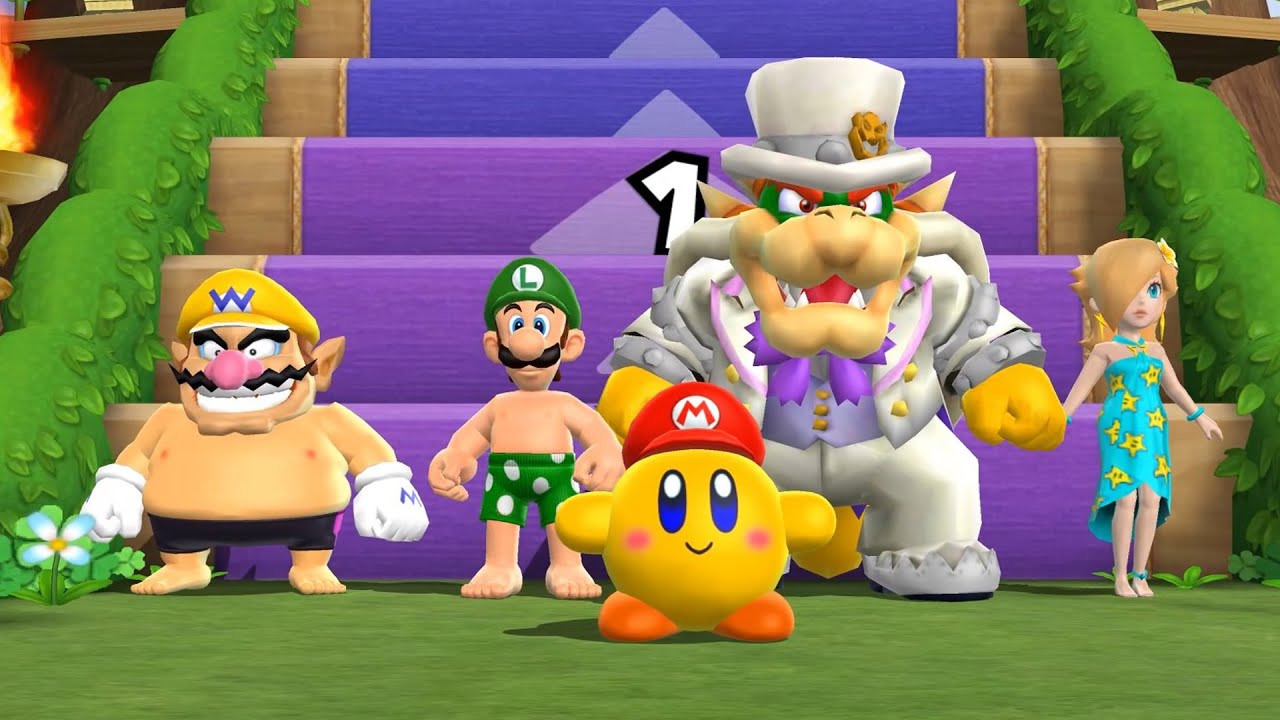 Step It Up Champions: 7 Wins Battle - Wario vs Luigi vs Bowser vs ...
