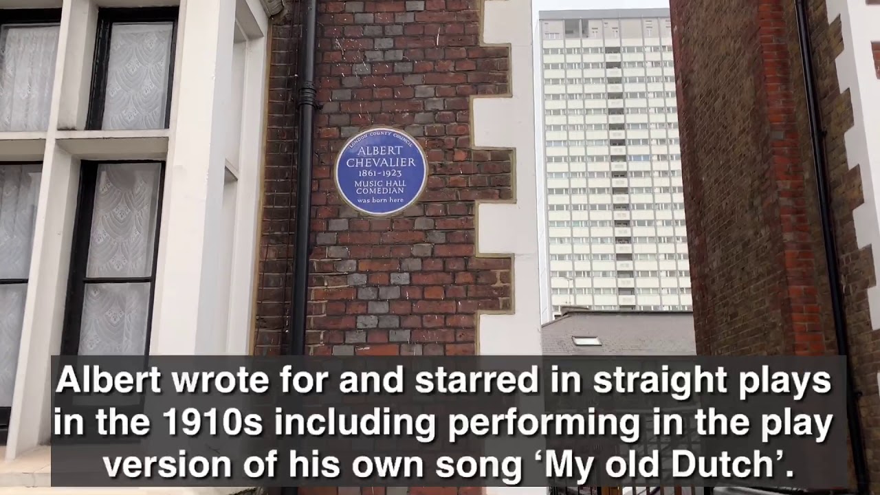 Behind the blue plaque: Albert Chevalier - YouTube