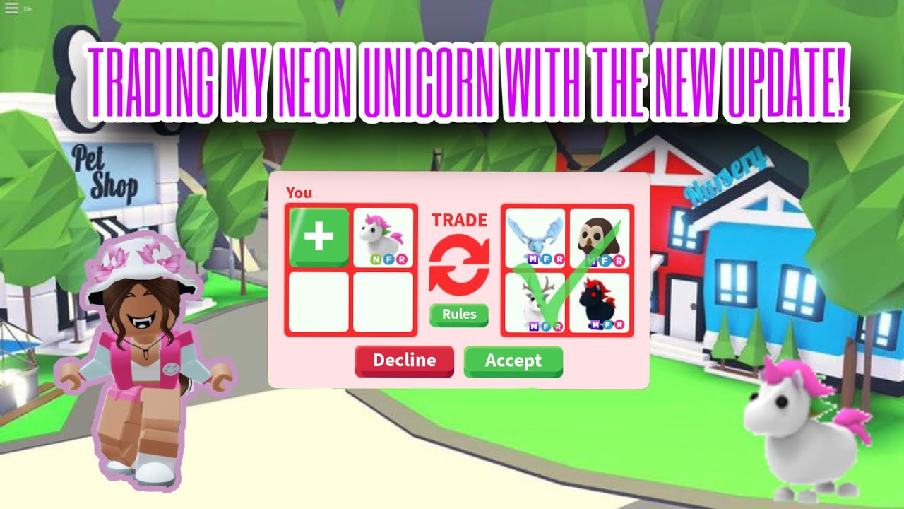TRADING NEON UNICORN WITH NEW TRADING UPDATE! - YouTube