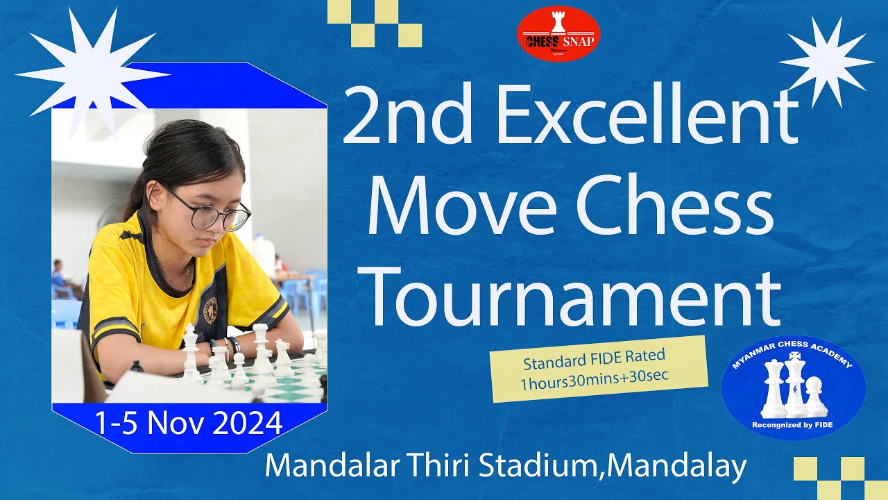2nd Excellent Move Chess Tournament (STD FIDE Rated) by Myanmar Chess ...
