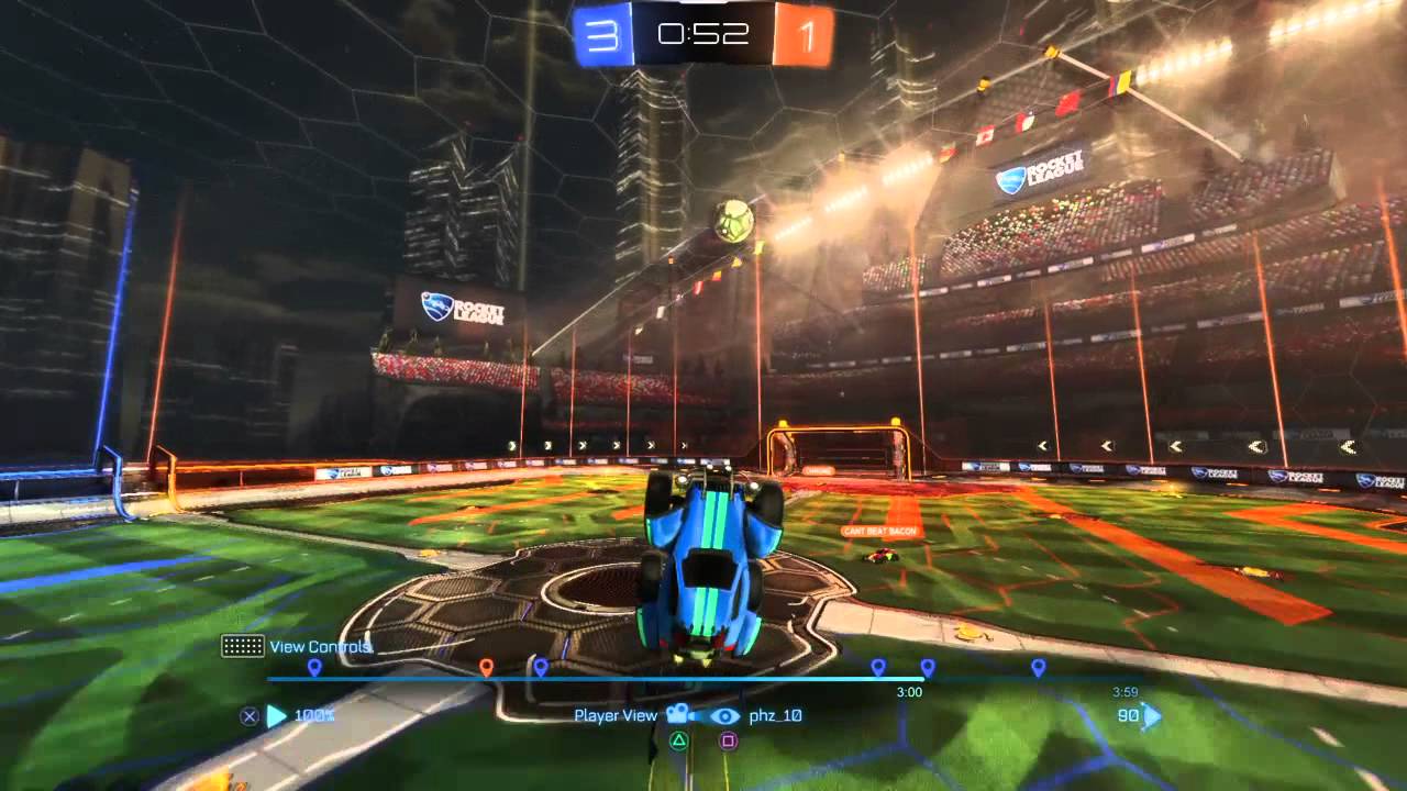 Rocket League Insanely high aerial goal - YouTube