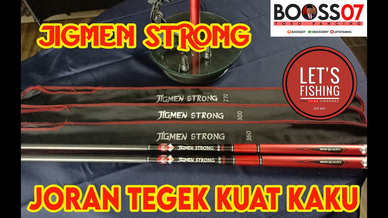 Joran Tegek Kuat dan Kaku Jigmen Strong | Tegek Murah - YouTube