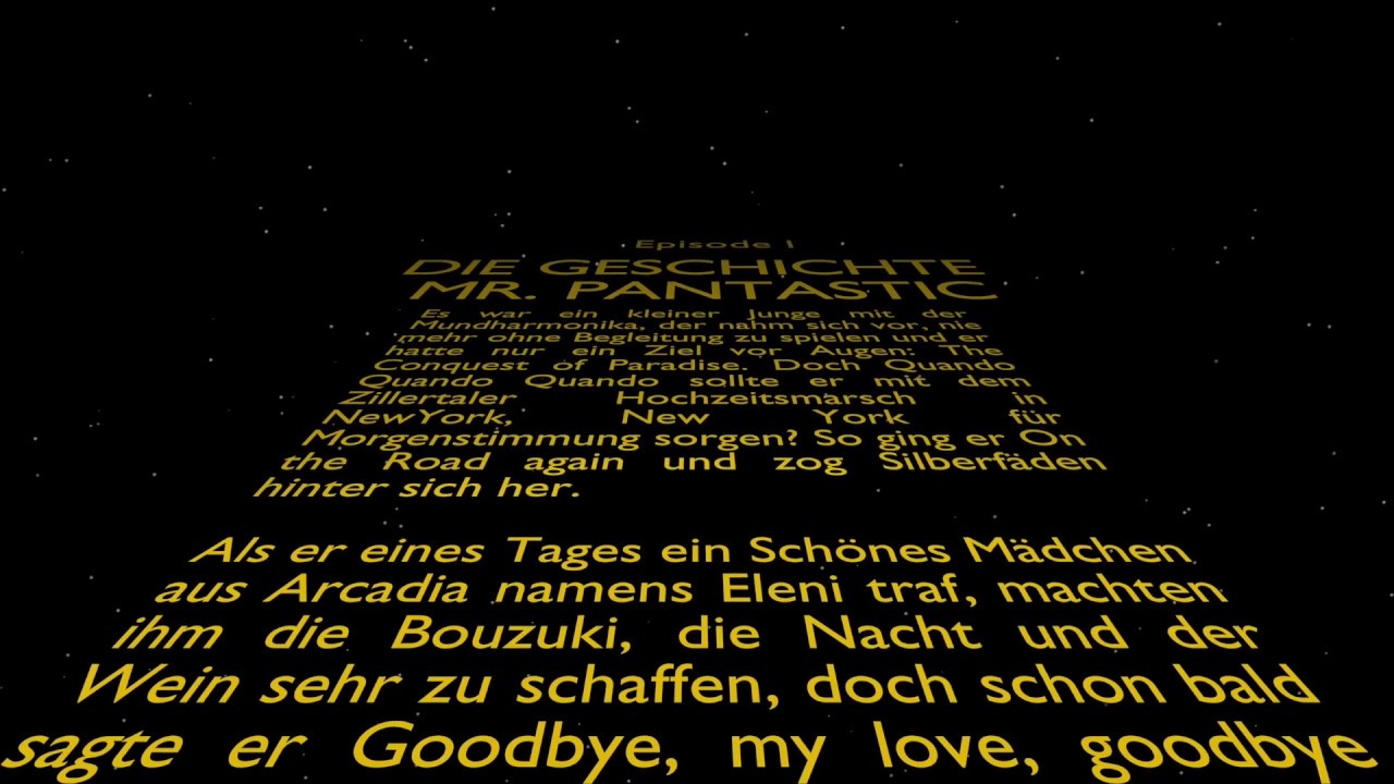 The Story of Mr. Pantastic - YouTube