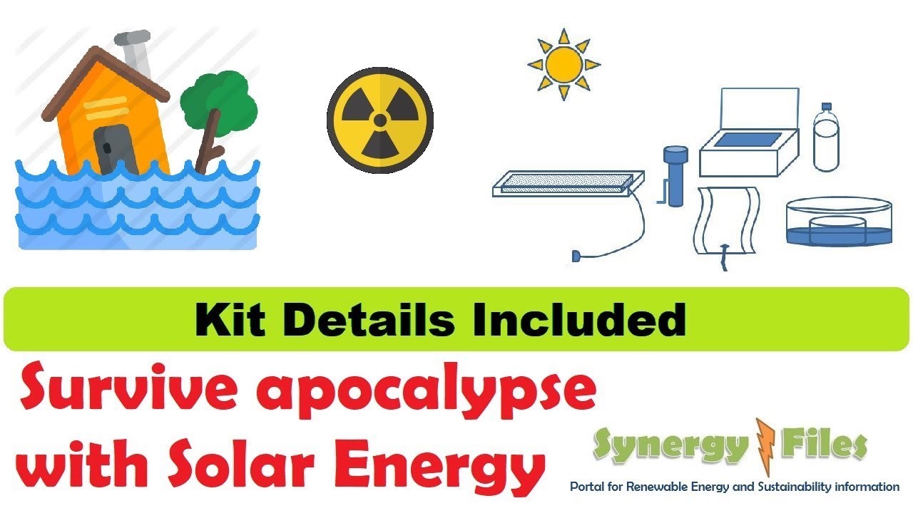 Solar Survival Kit for Large Scale Disaster - YouTube
