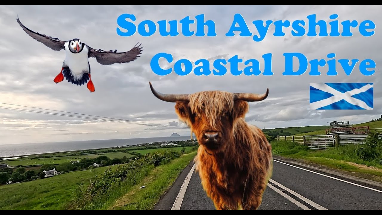 STUNNING SCOTLAND *** Magical Drive on A77 AYRSHIRE West Coast from ...
