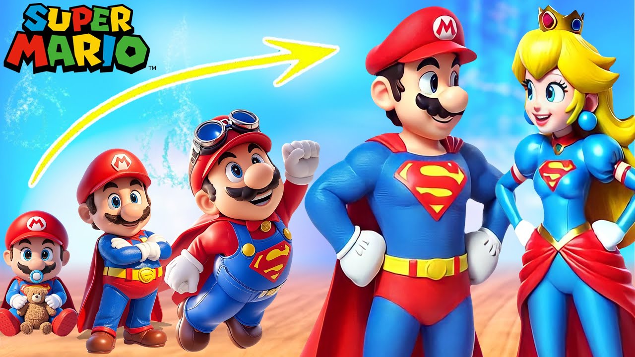 Super Mario Stories Hero Growing Up Compilation | Cartoon Wow - YouTube