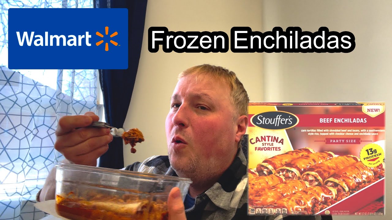 Stouffer’s Frozen Beef Enchiladas Walmart Food Review - YouTube