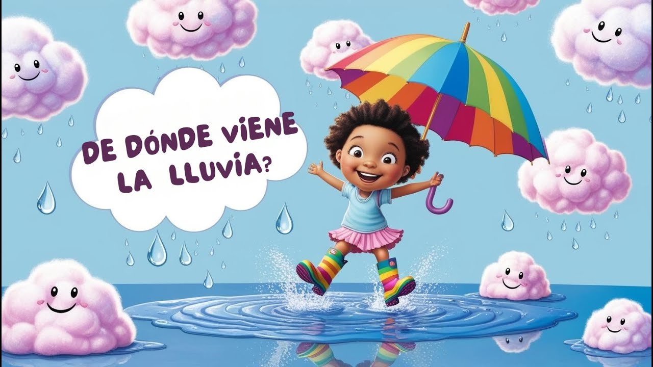 Cómo se forma la lluvia, la mejor explicación para niños. - YouTube