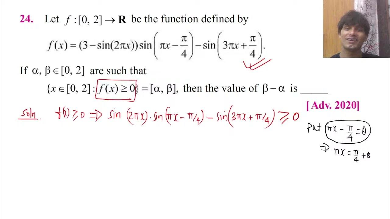 IIT - JEE Advance (2019,2020,2021) TRIGONOMETRY Question . IIT JEE PYQ 2013 to 2024 SERIES ...