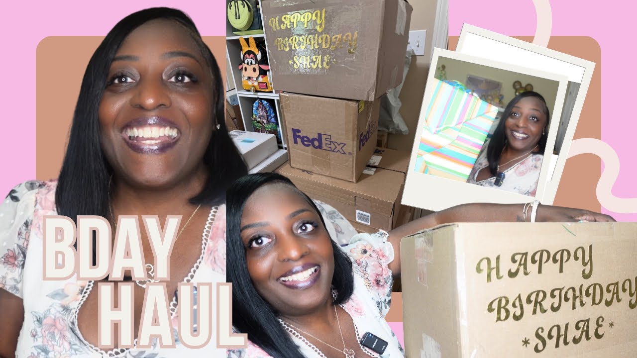 MY MEGA DISNEY BIRTHDAY HAUL FROM YOUTUBE FRIENDS & FAMILY | MARCH BDAY ...