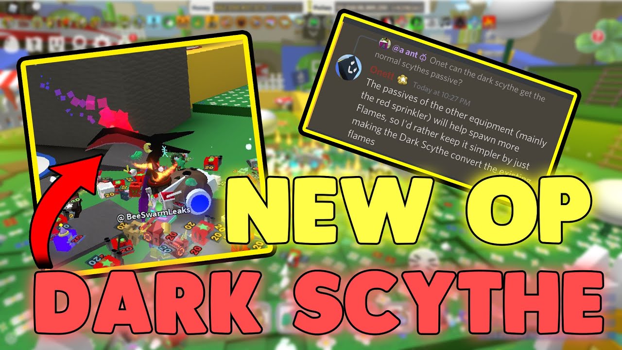 NEW OP DARK SCYTHE 'RED TOOL' ...MORE ITEMS INCOMING | Bee Swarm ...
