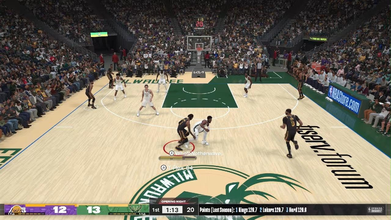 NBA 2K24 Play Now Online Vs New Bucks - YouTube