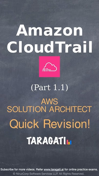 AWS Solution Architect: CloudTrail (Features) - Part 1 Quick Review - YouTube