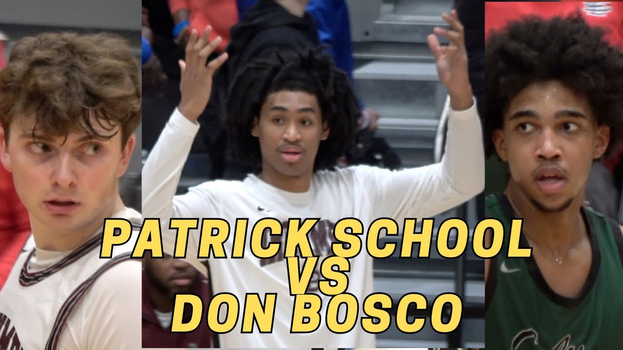 PATRICK SCHOOL vs #1 BOSCO‼️ Dylan Harper, Brandon Lee, Brady Loughlin ...