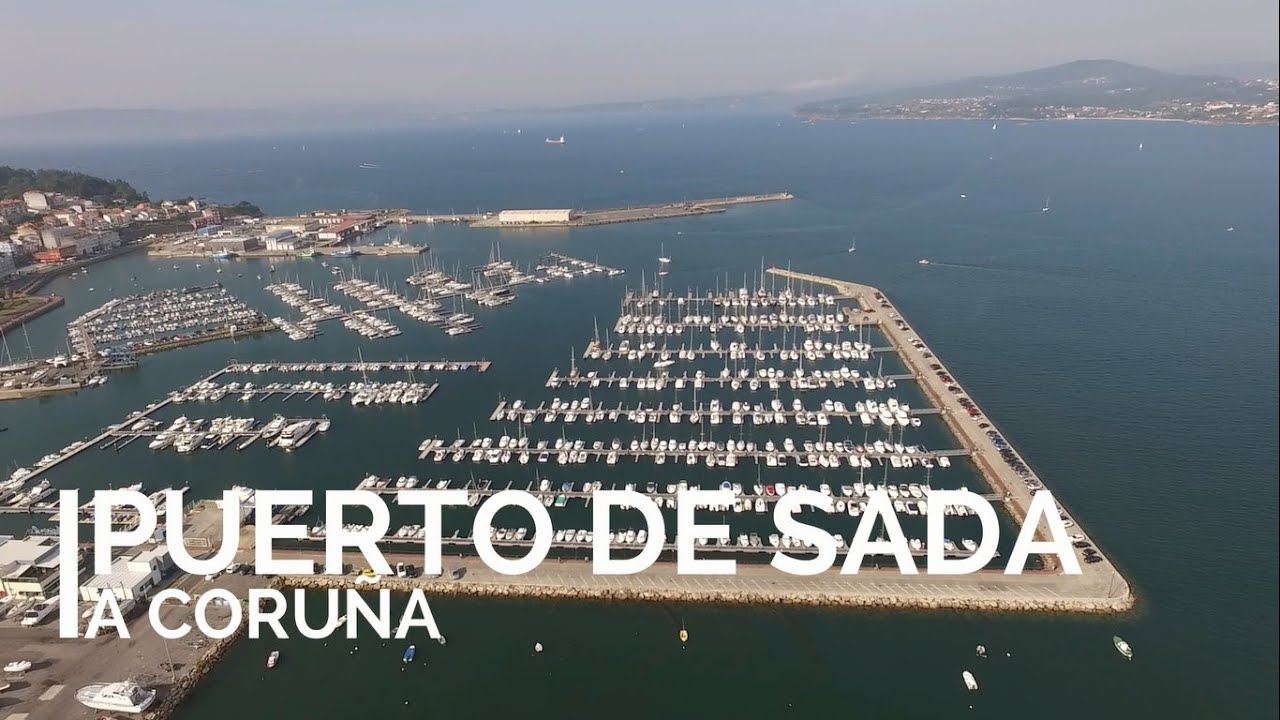 Puerto deportivo de Sada ( A Coruña ) a vista de drone - YouTube