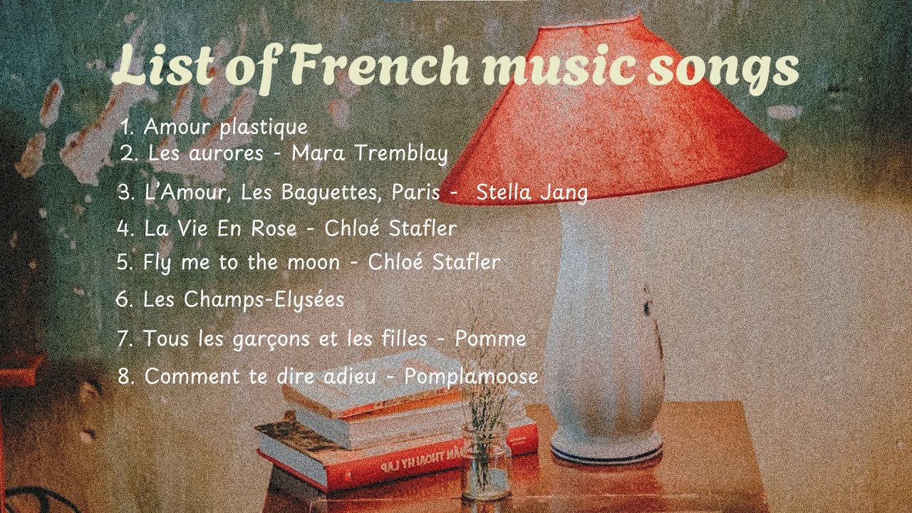 [Playlist 05] - French songs melody - Pomme, Stella Jang, Chloé Stafler ...