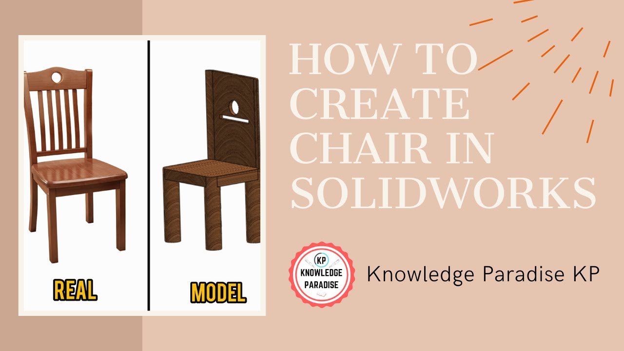 solidworks chair tutorial - Solidworks - solidworks chair drawing - YouTube
