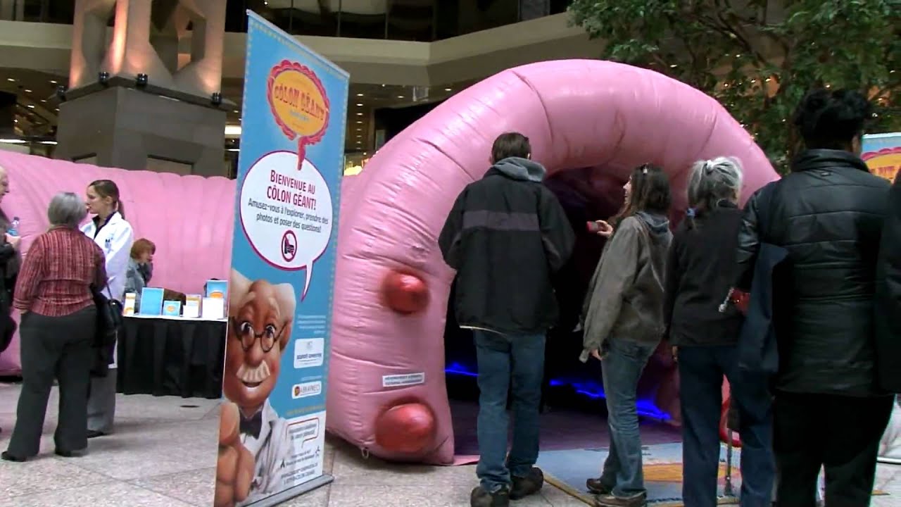 CCAC's Giant Colon Tour - YouTube