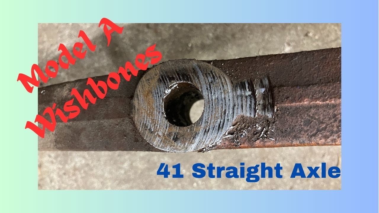 Febudaily 02/25/2025 Fitting Model A Wishbones to a 41 Axle - YouTube