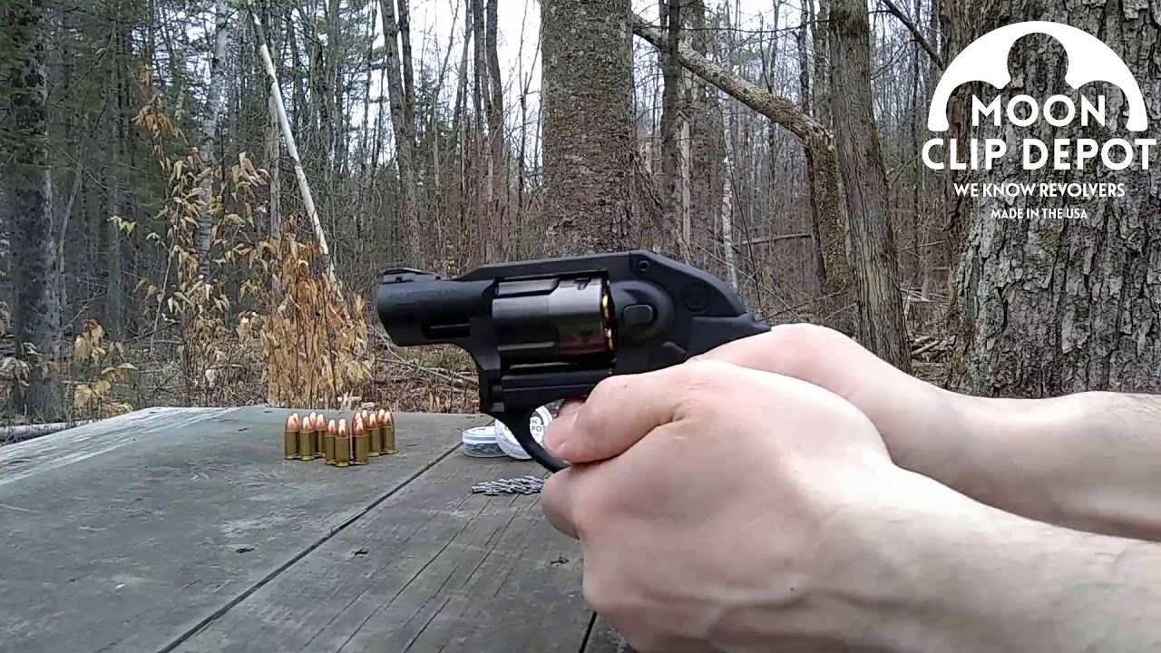 Moon Clip Depot Ruger LCR 9mm Load and Unload - YouTube