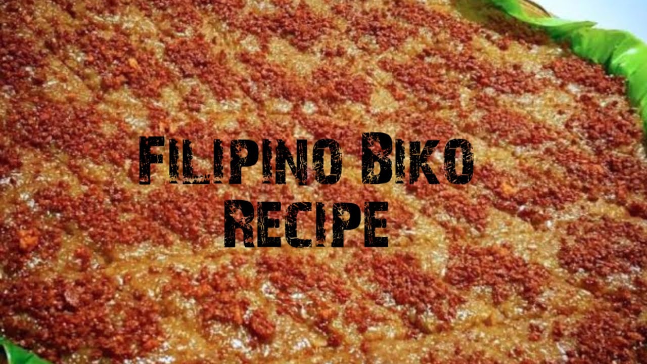HOW TO MAKE BIKO RECIPE - YouTube