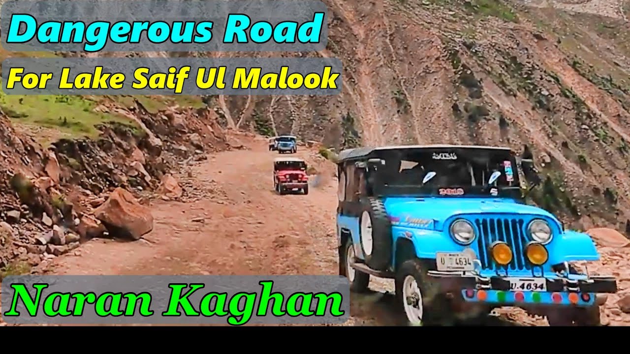 Saif Ul Malook Lake To Naran 1 | Dangerous Road | Beautiful Mountains ...