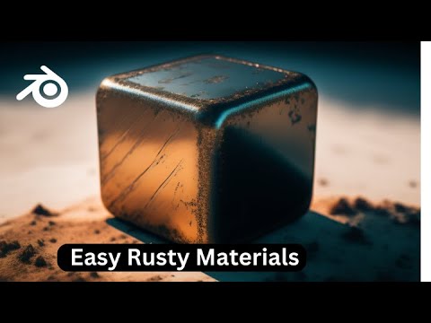 Easy Rusty Materials in Blender 3d { Blender tutorial } - YouTube