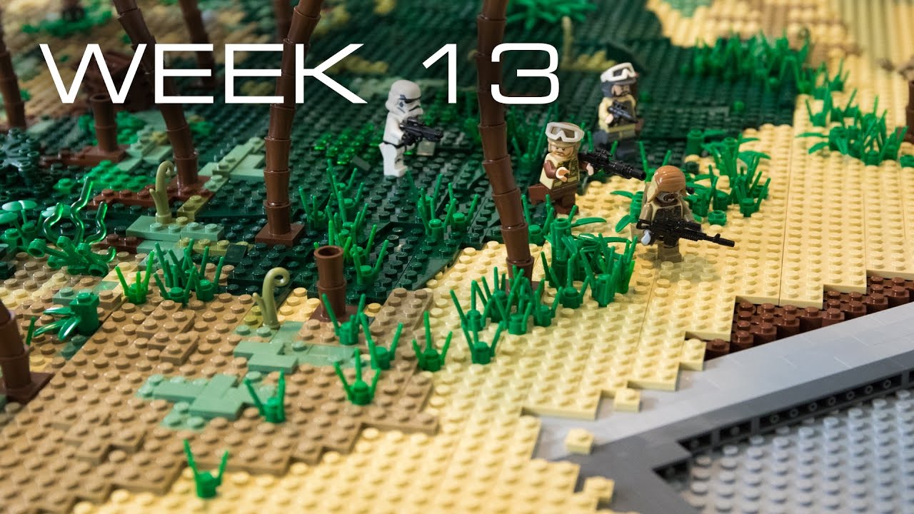 Building Scarif in LEGO - Week 13: Ground Work - YouTube