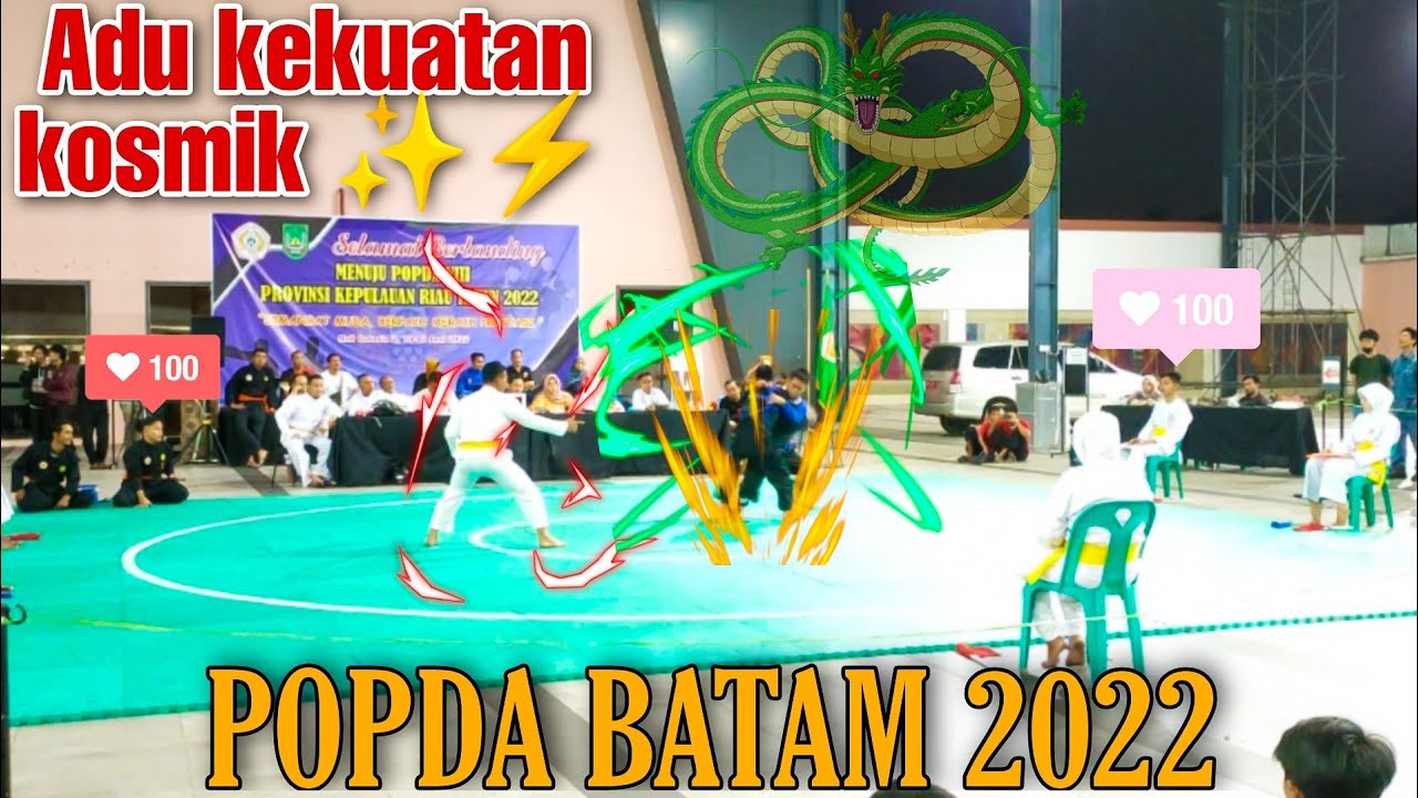 POPDA 2022 PENCAK SILAT BATAM | SEMANGAT BER API API SETIAP PESILAT ...